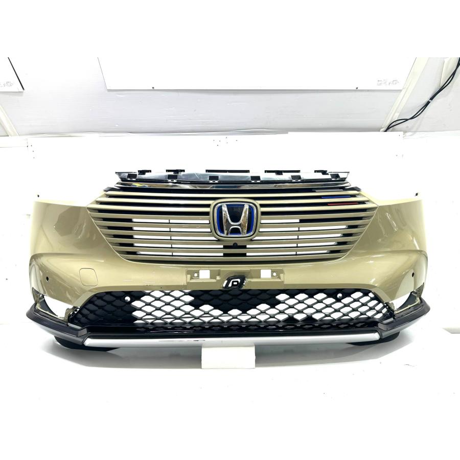 ★カメラ付き★ ホンダ ヴェゼル e:HEV RV3/4/5/6 純正 フロントバンパー 71101-3M0-ZZ00 カーキ ＜YR656P＞ （B81-90） :B81-90:Reパーツ ...