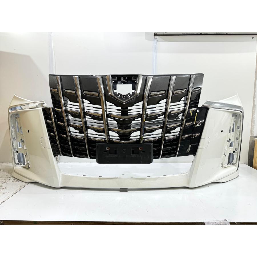 アルファードS AGH30/GGH30 後期 純正フロントバンパー パール070 52119-58610 （B99-14） : Reパーツ - 通販 - Yahoo!ショッピング