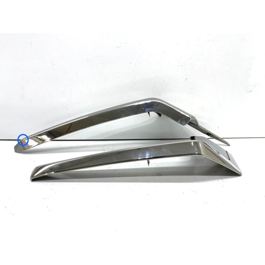 ★モデリスタ★ トヨタ ヴェルファイア AGH30 GGH30 後期 Z ZG ZR用 フロントスポイラー 左側 クロムメッキ ガーニッシュ ...