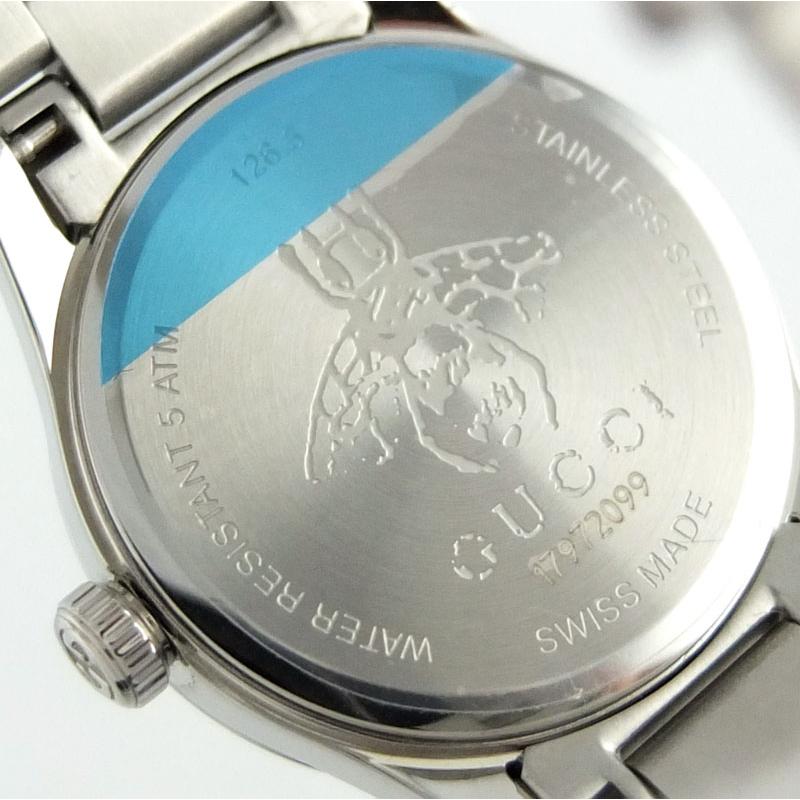 グッチ GUCCI Gタイムレス YA1265013 126.5 クォーツ ピンクシェル文字盤 レディース腕時計 SS 【中古 ...