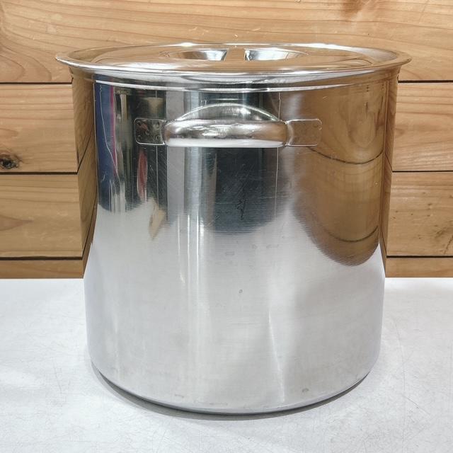 【中古】Clover/クローバー ステンレス モリブデン 寸胴鍋 ストックポット 30cm 約20L SUS316 持ち手 目盛 蓋付き《在庫数 2》 : 株式会社REプロジェクトEXIT ...