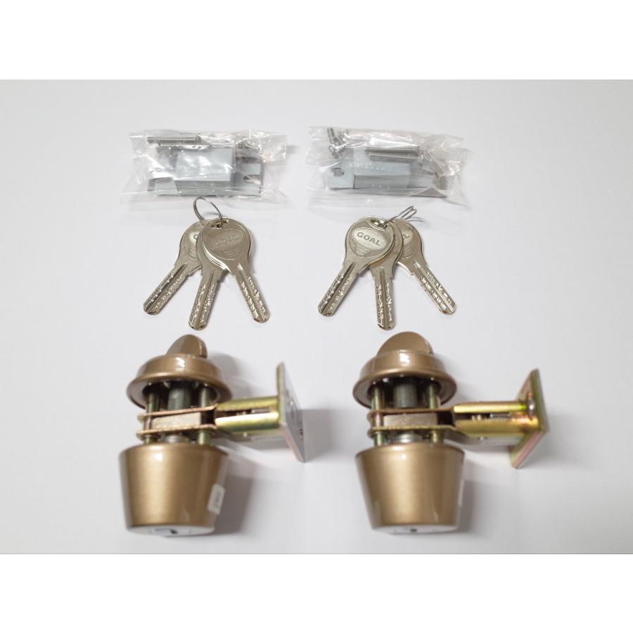 V-18 AD-5本締錠 塗装ブロンズ色(#80) 2個同一 ☆☆GOAL ゴール☆V18 AD5☆GOAL ゴール☆☆ 玄関 ドア 扉 修理 補修 交換 部品 パーツ : リプレ ヤフー店 ...