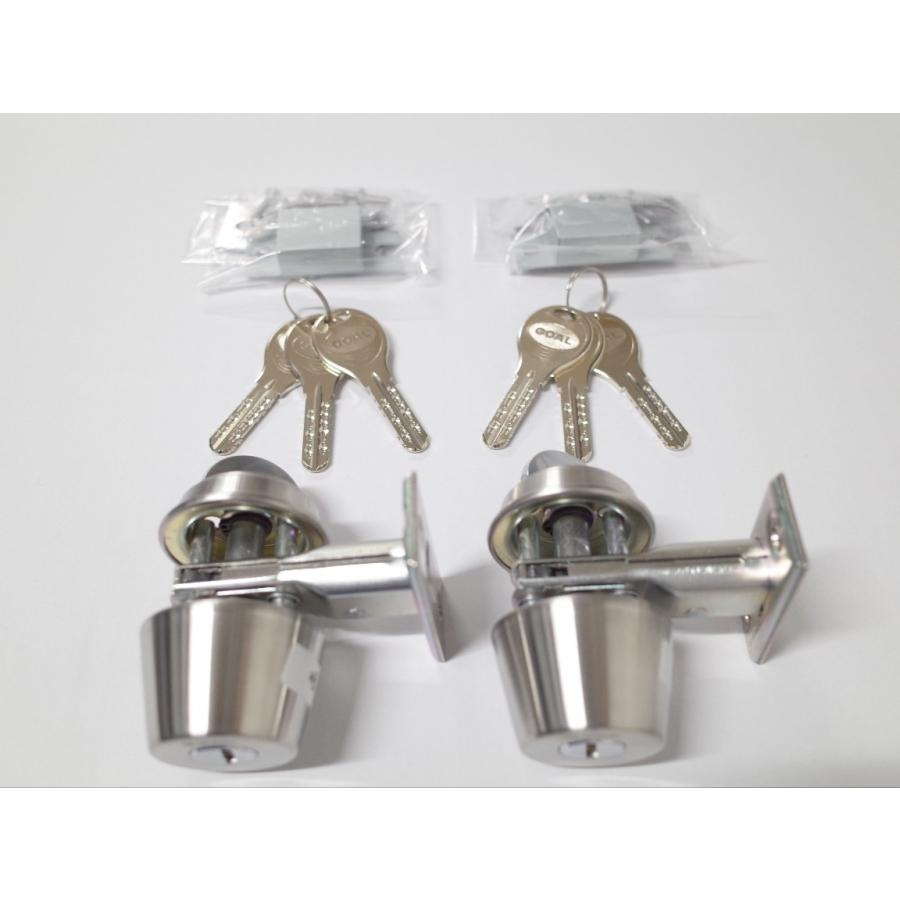 V-18 AD-5本締錠 ステン色 2個同一 ☆☆GOAL ゴール☆V18 AD5☆GOAL ゴール☆☆ 玄関 ドア 扉 修理 補修 交換 部品 パーツ : リプレ ヤフー店 - 通販 ...