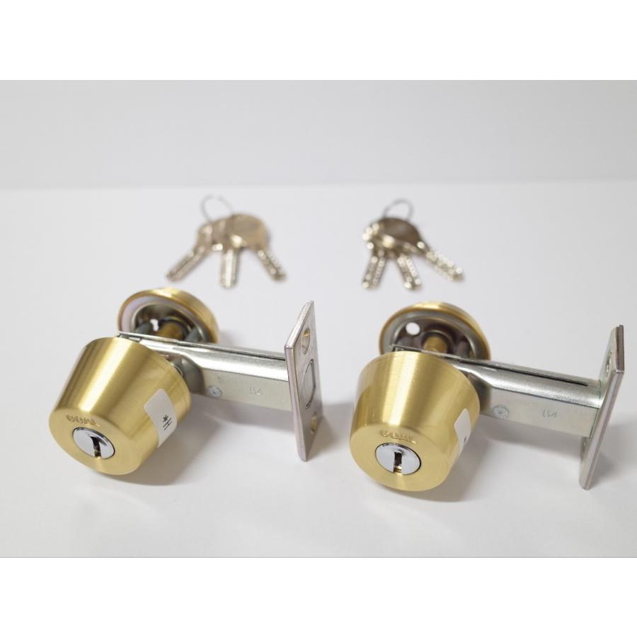 V-18 AD-5-21 本締錠 金消色 2個同一 ☆☆GOAL ゴール☆V18 AD5☆GOAL ゴール☆☆ 玄関 ドア 扉 修理 補修 交換 部品 パーツ : リプレ ヤフー店 - 通販 ...