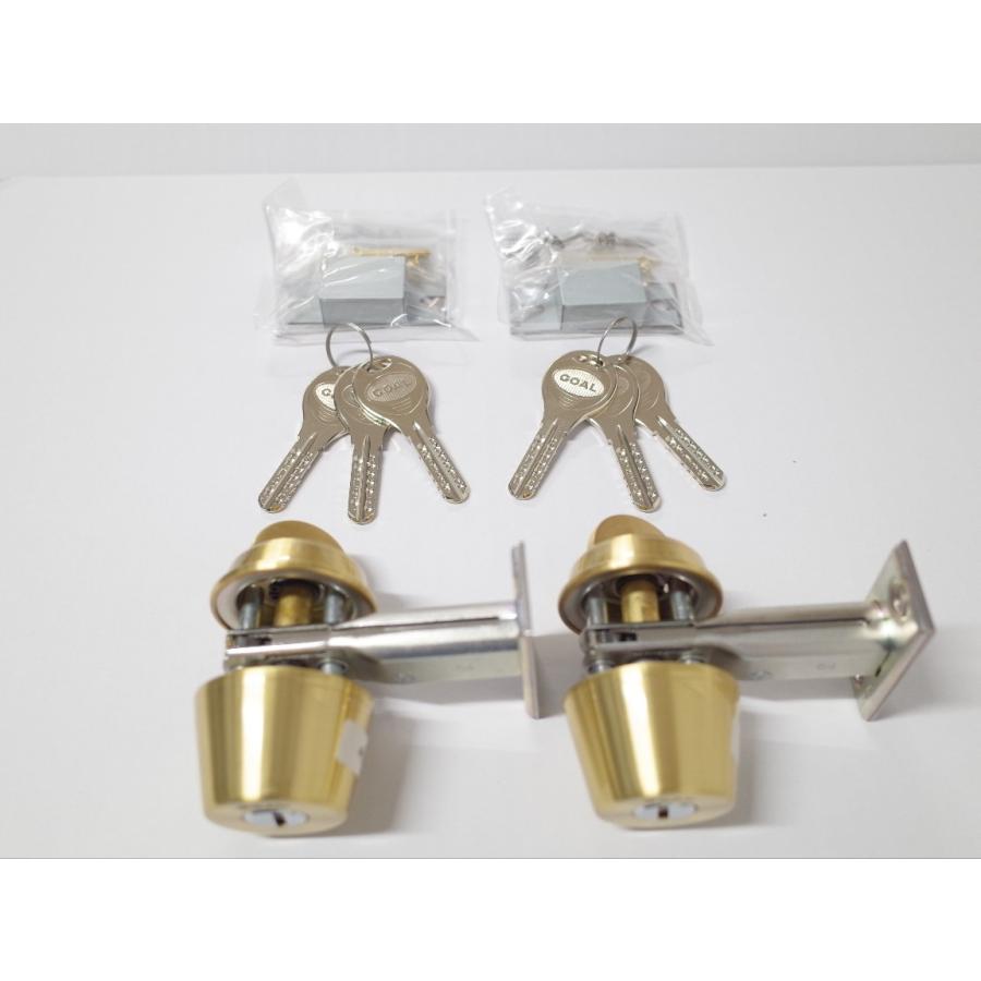 V-18 AD-5-21 本締錠 金消色 2個同一 ☆☆GOAL ゴール☆V18 AD5☆GOAL ゴール☆☆ 玄関 ドア 扉 修理 補修 交換 部品 パーツ : リプレ ヤフー店 - 通販 ...