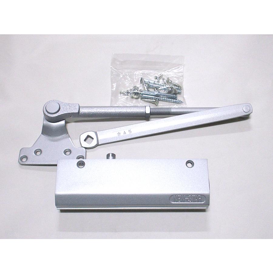 ニュースター ドアクローザー ドアチェック PS5002 PS-5002 シルバー色 ストップ付 ☆☆NS NEWSTAR ニュースター☆PS5002☆NS ニュースター☆☆ : リプレ ...