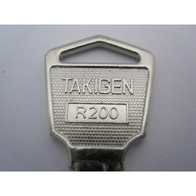タキゲン(純正子鍵キー) R200番 （販売は1本売りとなります） ☆☆タキゲン TAKIGEN☆R200 純正キー カギ 鍵☆タキゲン ...