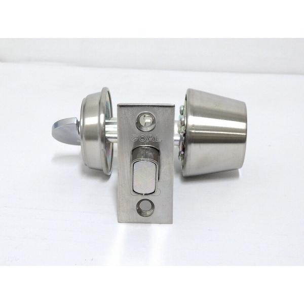 V-18 AD-5 本締錠 ステン色厚扉用(43〜53ミリ)☆☆GOAL ゴール☆V18 AD5☆GOAL ゴール☆☆ 玄関 ドア 扉 修理 補修 交換 部品 パーツ : リプレ ヤフー店 ...