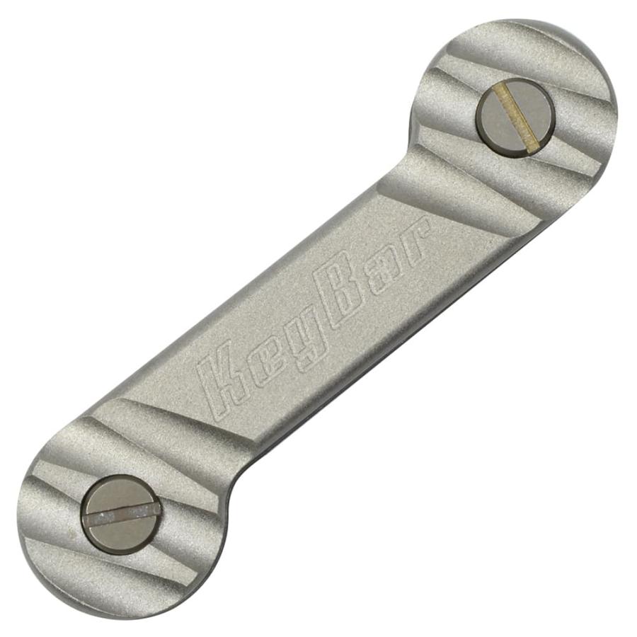 KeyBar キーオーガナイザー key organizer 12本収納 キーケース [ チタン ] キーバー 鍵ホルダー : ミリタリー ...