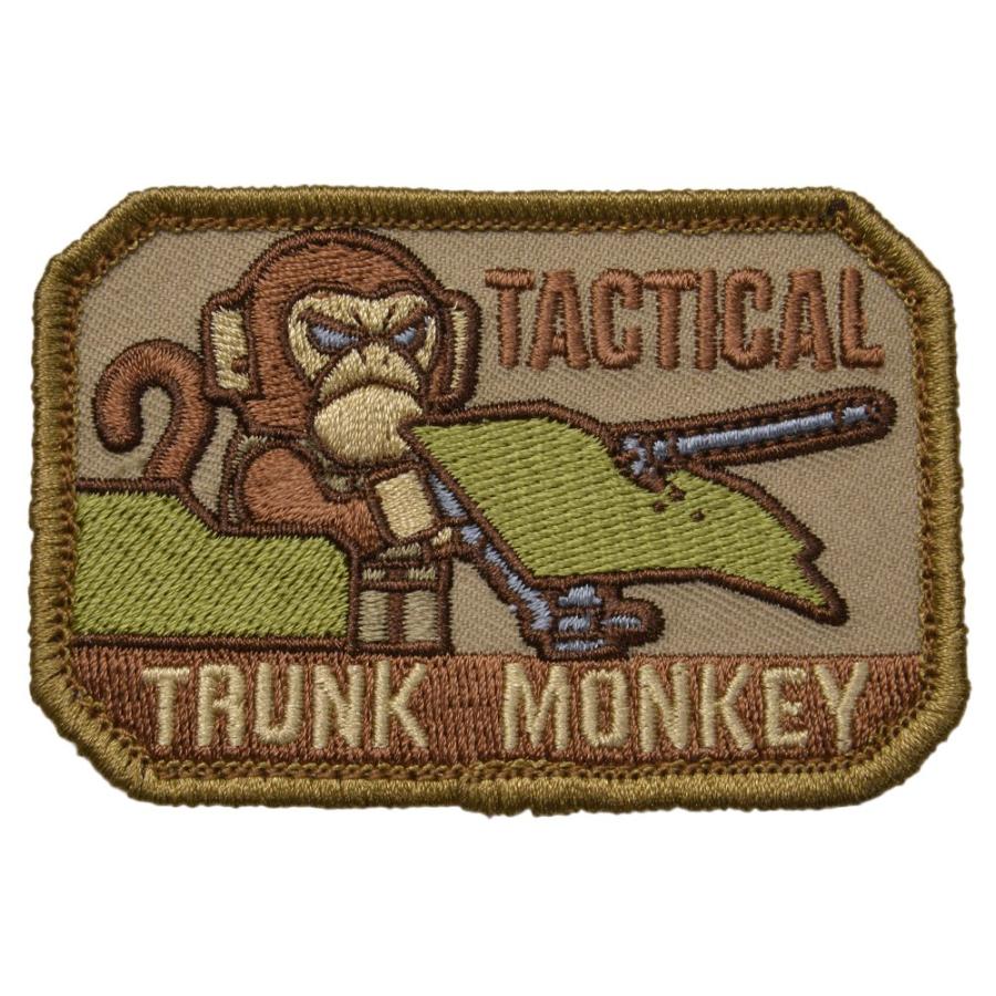 MIL-SPEC MONKEY パッチ Tactical Trunk Monkey ベルクロ付き [ デザート ] MSM ...