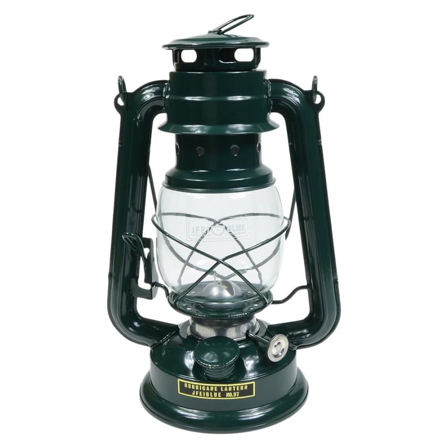 JFEI BLUE ハリケーンランタン No.97 スチール製 [ グリーン ] 液体燃料式ランタン 灯油ランタン アウトドア : ミリタリー ...