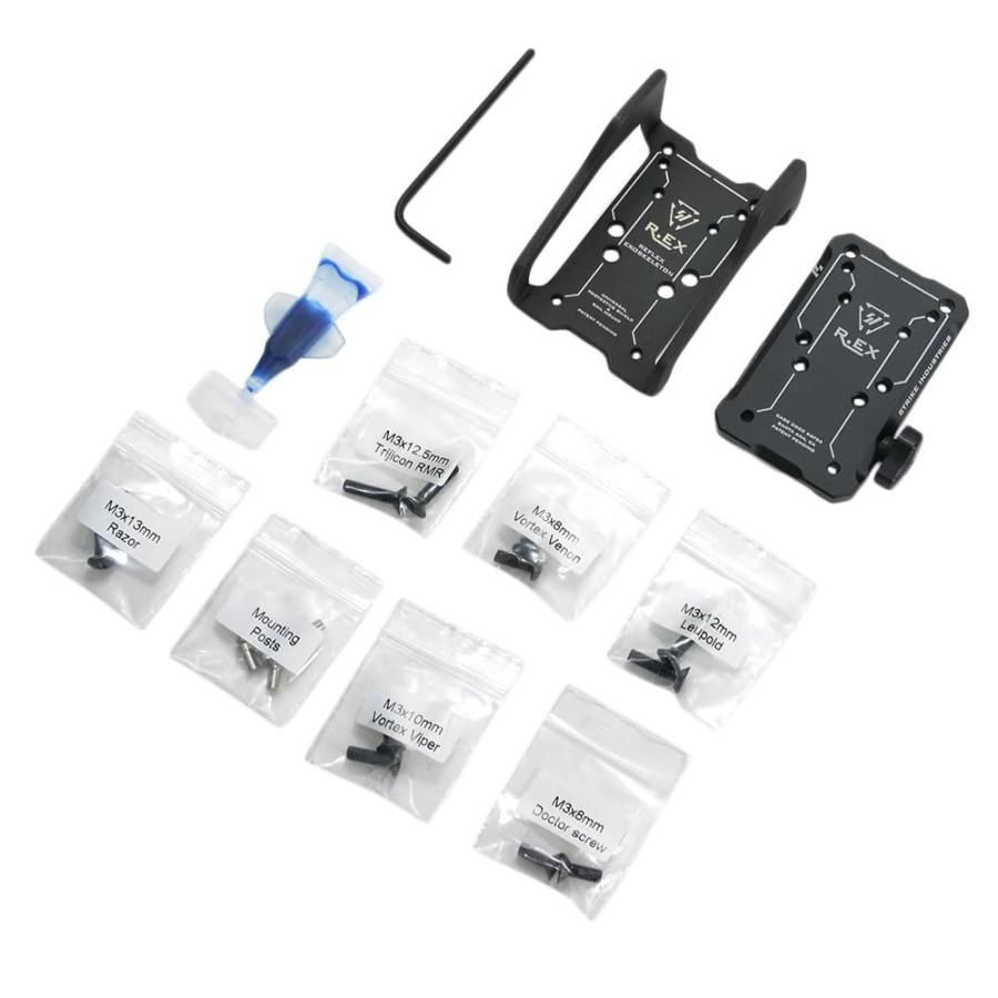 STRIKE INDUSTRIES ドットサイトマウント REX マイクロドット対応 SI-REX スコープマウントベース :rex ...