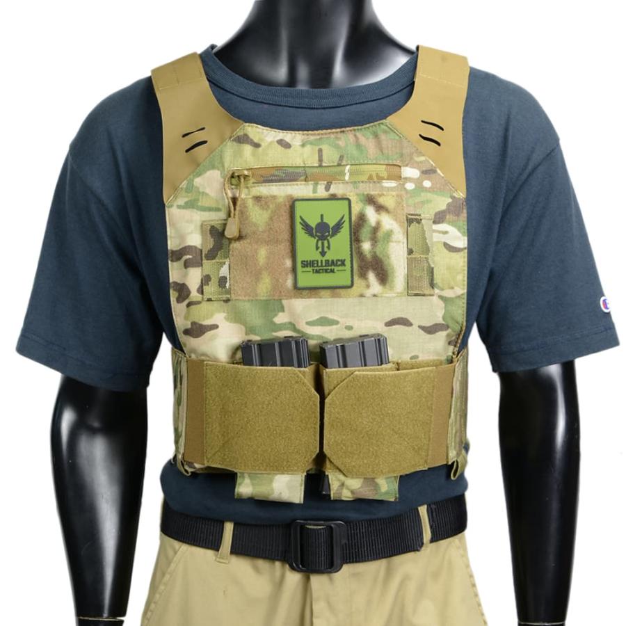 SHELLBACK TACTICAL プレートキャリア 薄型 STEALTH LOW VIS [ マルチカム ] プレキャリ ...