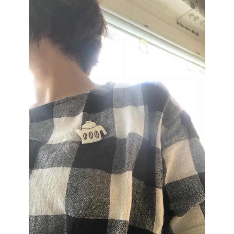 ブローチ 白 黒 水牛 Fluff 彫刻 素朴 ナチュラル :1506371-1506372:雑貨のお店ルポゼ神戸 - 通販 - Yahoo ...