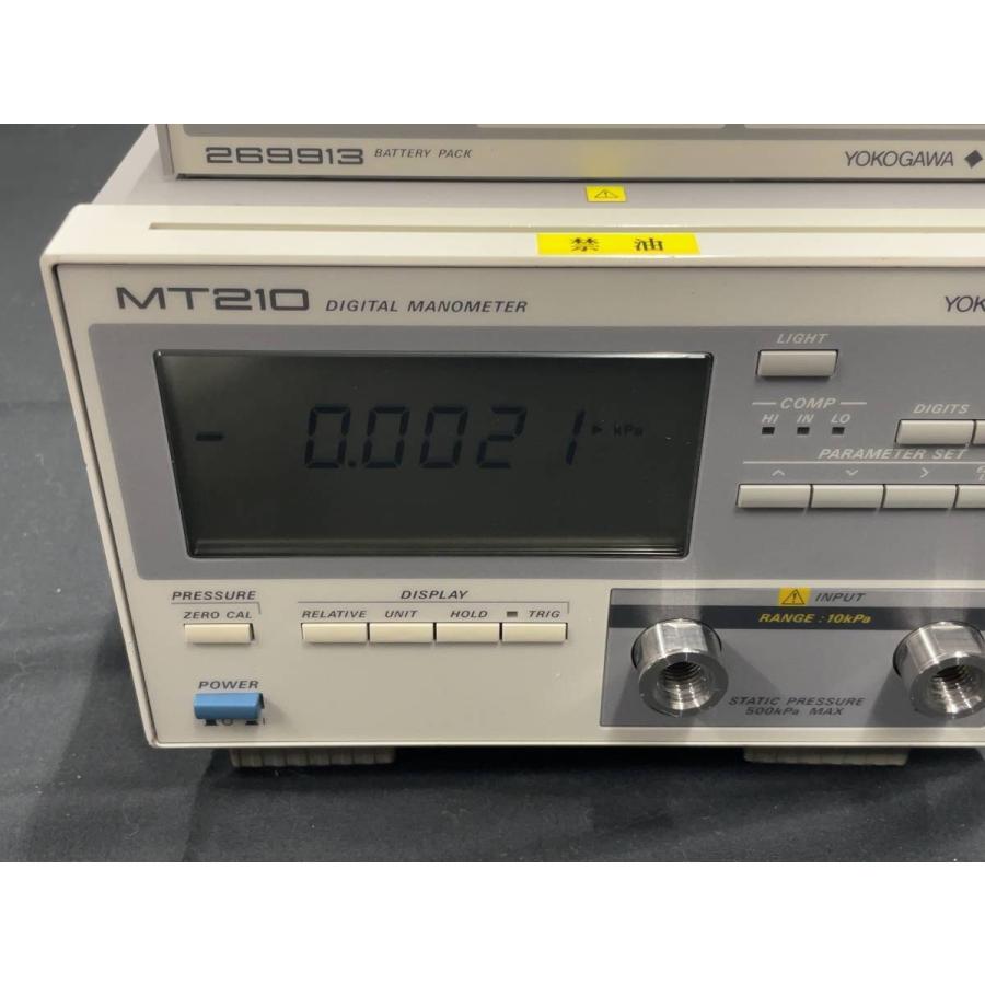 YOKOGAWA MT210 767321-U1-C2-P1-M/DA ディジタルマノメータ DIGITAL MANOMETER ...