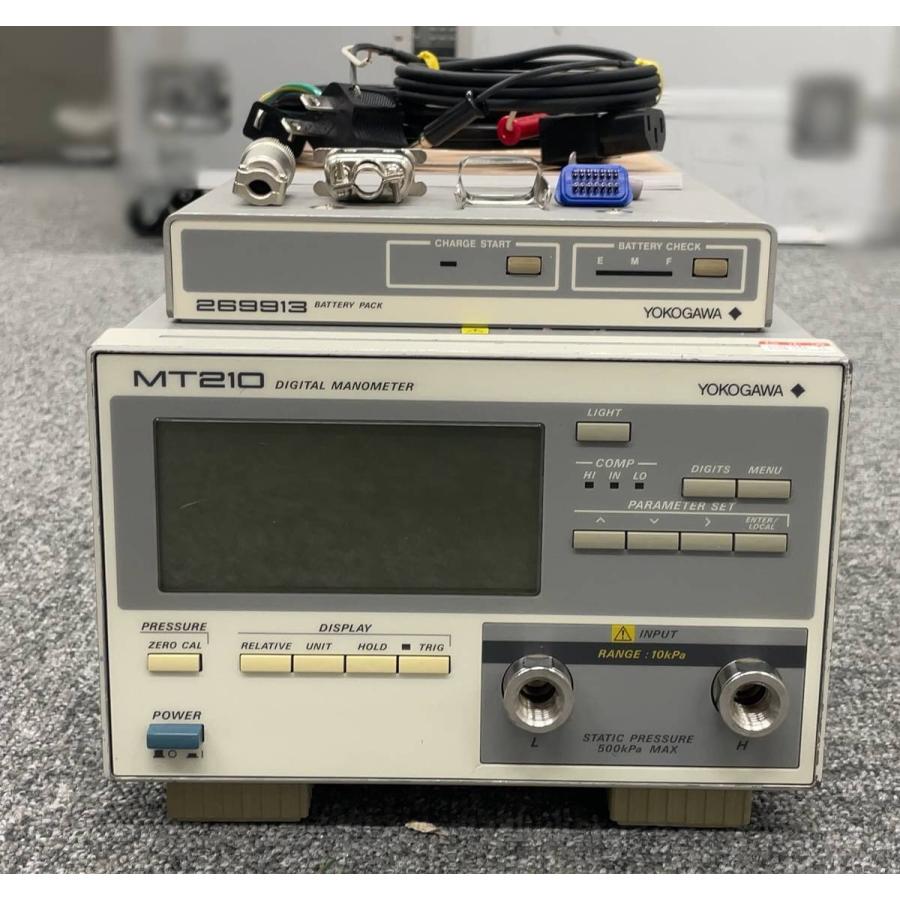 YOKOGAWA MT210 767321-U1-C2-P1-M/DA ディジタルマノメータ DIGITAL MANOMETER ...