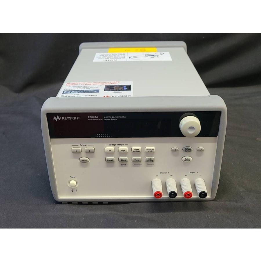 「ジャンク」KEYSIGHT E3647A Dual Output DC Power Supply パワーサプライ 直流安定化電源 0-35V ...