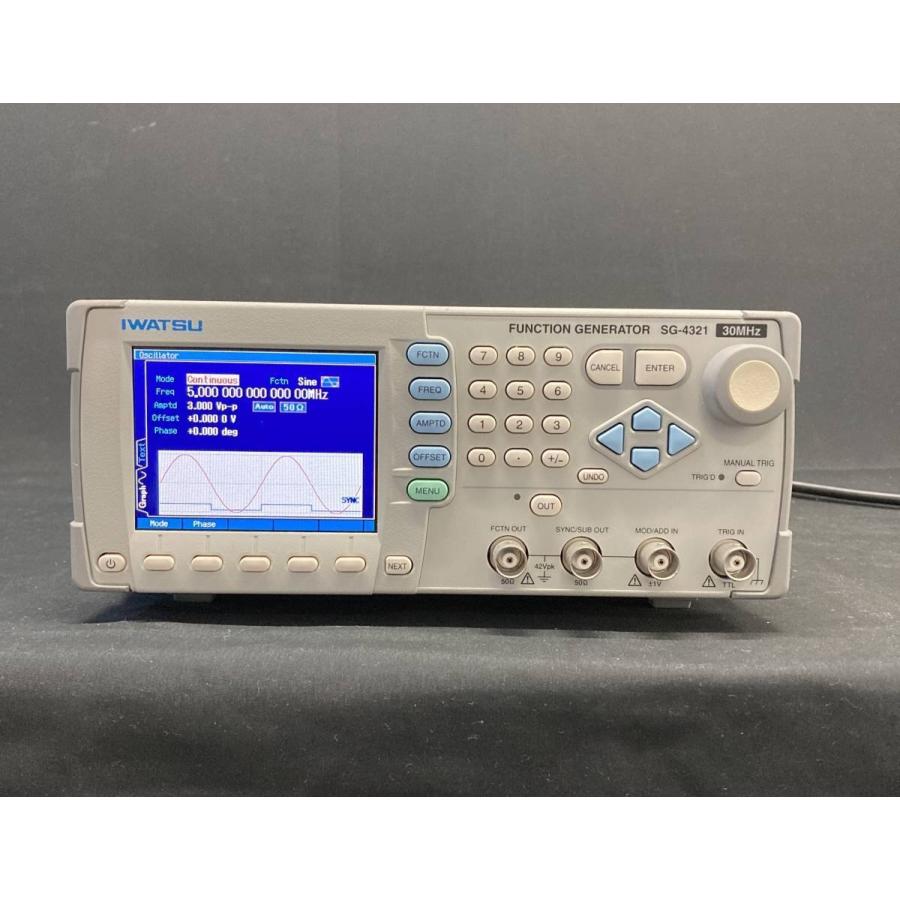 IWATSU SG-4321 ファンクションジェネレーター FUNCTION GENERATOR 30MHz : リプロライズYahoo!ショッピング店 - 通販 - Yahoo!ショッピング