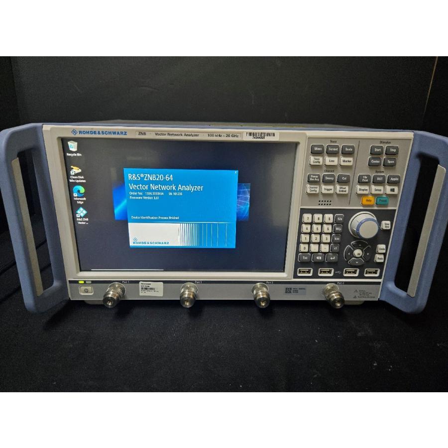 [NBC] R&S ZNB20 ベクトル・ネットワーク・アナライザ 100kHz〜20GHz, 4Ports Vector Network Analyzer, Op.B14 B12 B4 ...