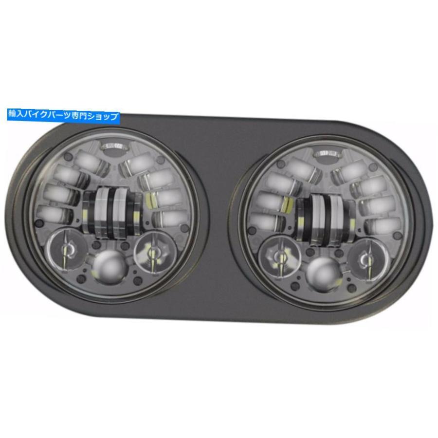 ヘッドライト jスピーカーデュアル5.75 "LED適応型ヘッドライトハーレー98-13ロードグライドブラック J.W. SPEAKER DUAL 5.75" LED ADAPTIVE ...
