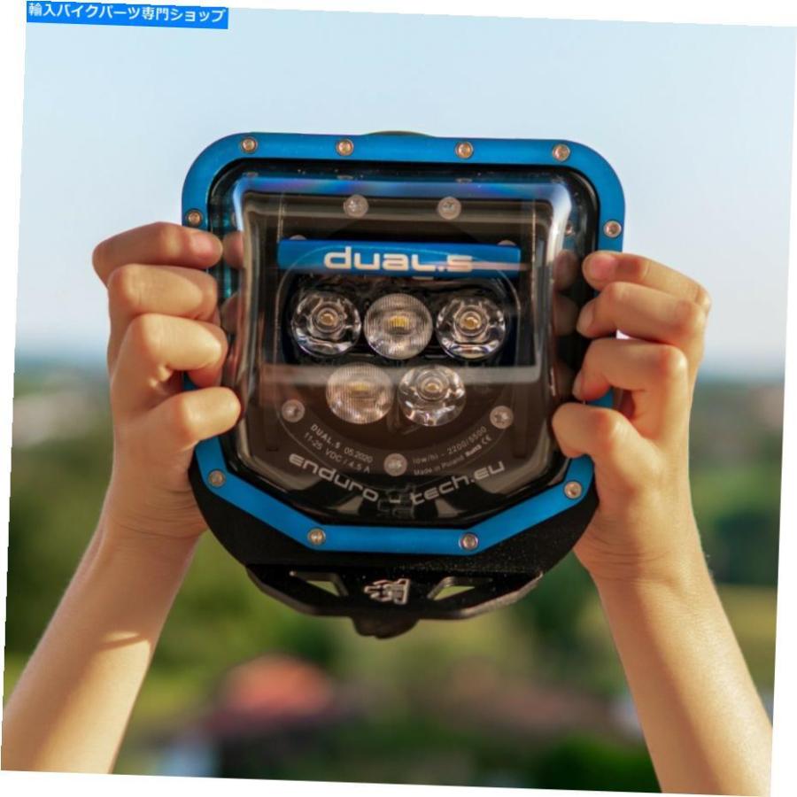 ヘッドライト DUAL5 LEDヘッドライトHusqvarna 701 Te Fe 501-125 Enduro Supermoto Blue ...