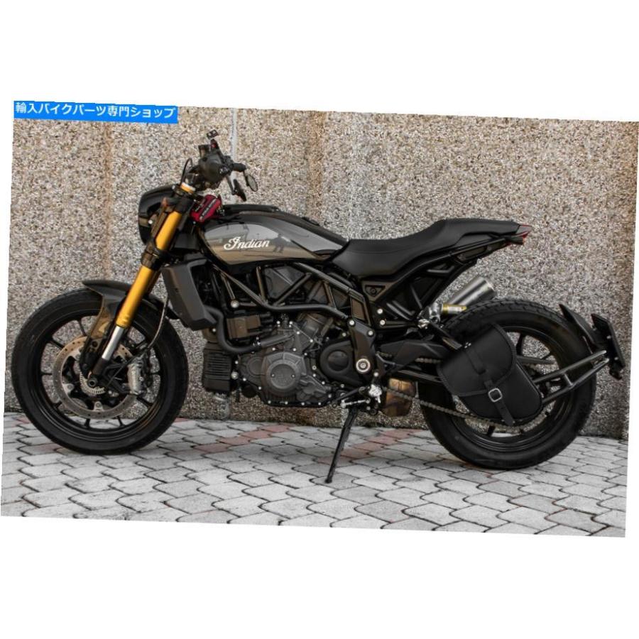 サイドバック 2019-2021インドFTR 1200、FTR 1200 Sのためのサドルバッグレザースイングアームバッグ SADDLLE ...