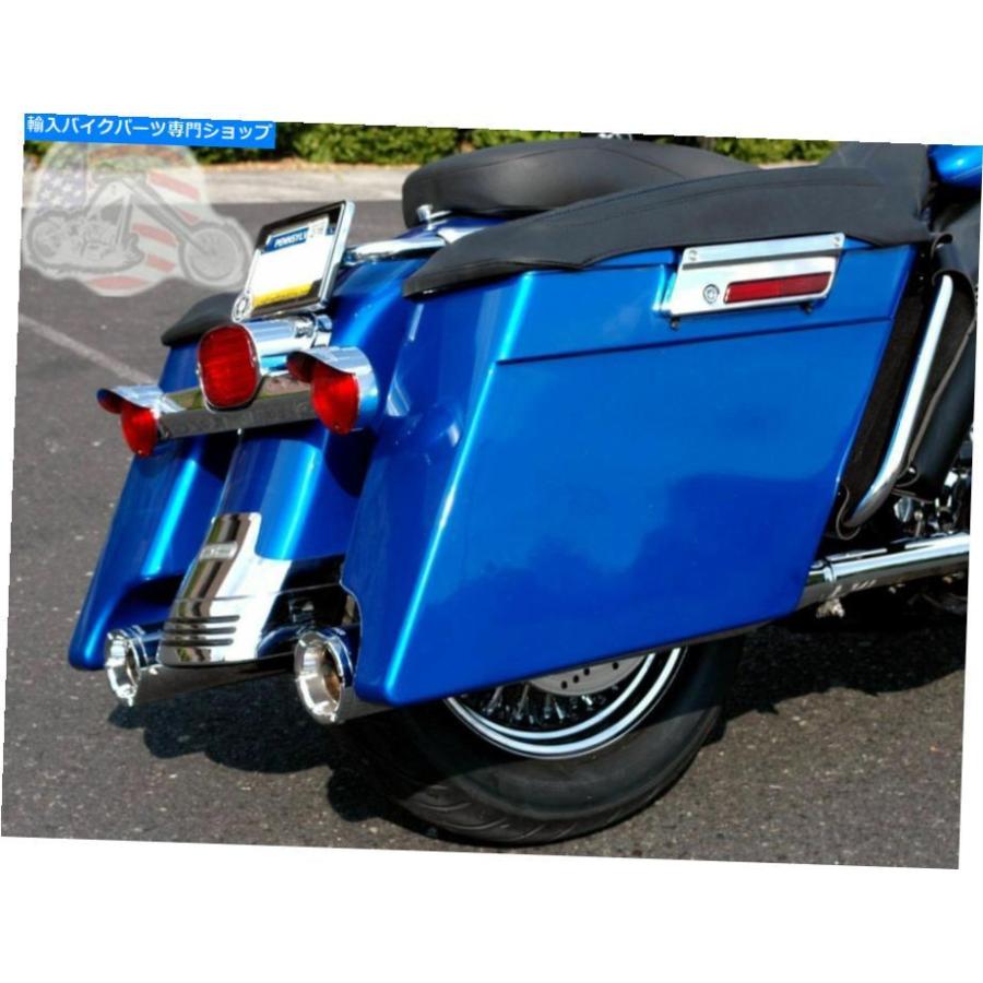 サイドバック DNA 4 "伸縮された拡張ABSサドルバッグバッグラッチハーレーツーリングバッガー93-13 DNA 4" Stretched Extended ABS Saddlebags ...