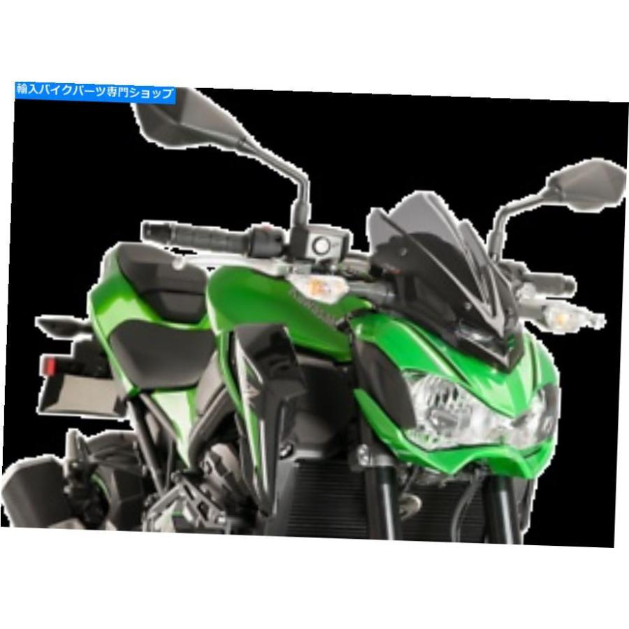 Windshield プイグニュージェネレーションウインドシールド15-1 / 4 "ダークスモーク9689F PUIG New ...