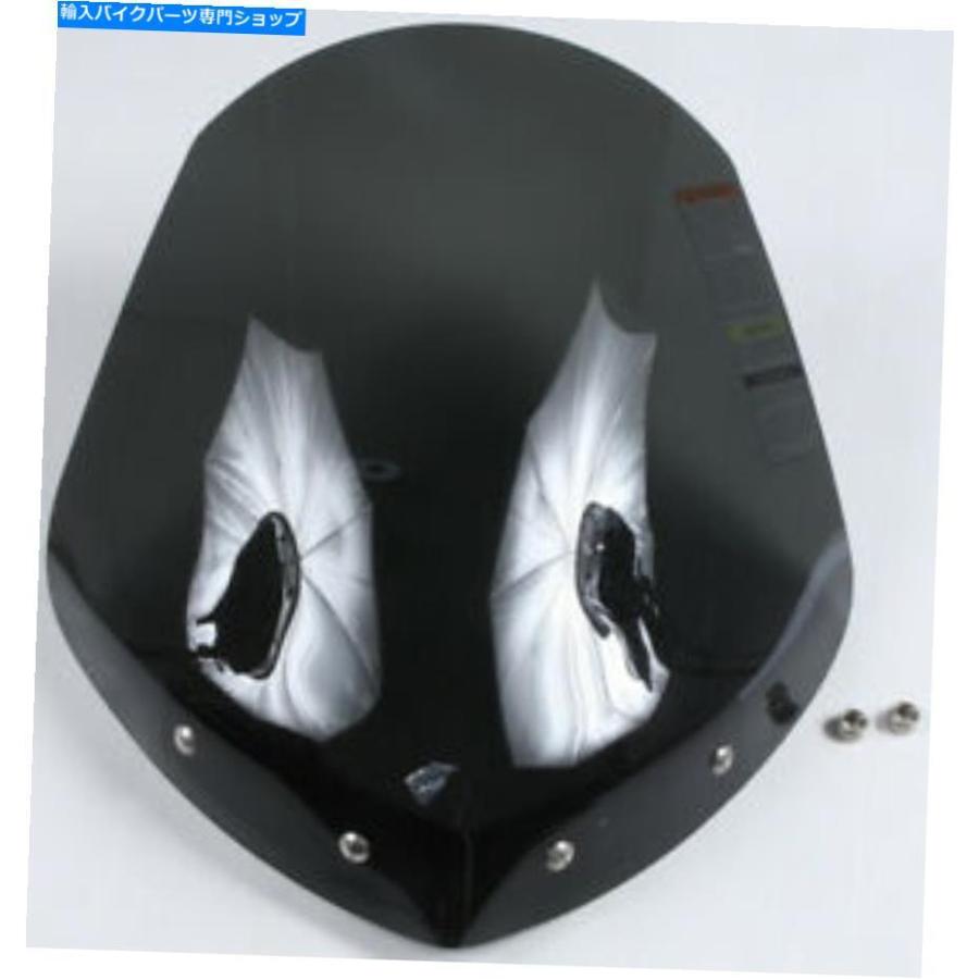 Windshield ナショナルサイクル剣闘士ウインドシールド 明るいクロム ダークタントN2705 Bright Chrome ...