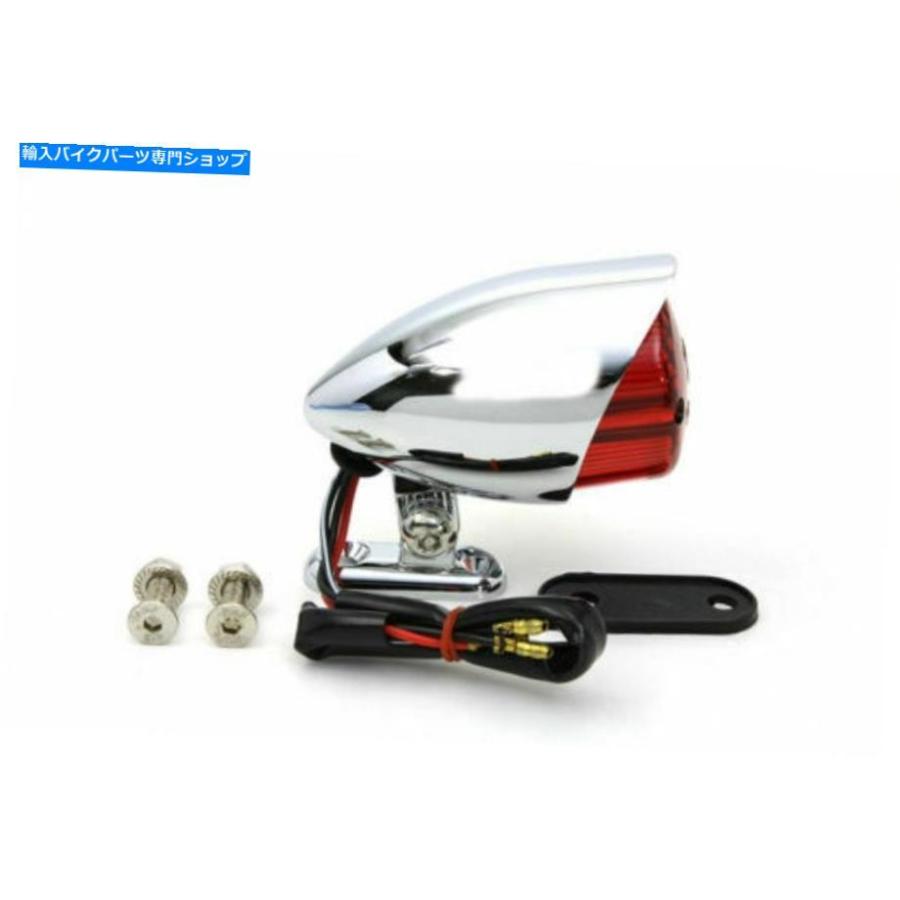クロームパーツ Harley Davidsonによるクロム弾丸テールランプV-Twin Chrome Bullet Style Tail Lamp for Davidson by V-Twin ...