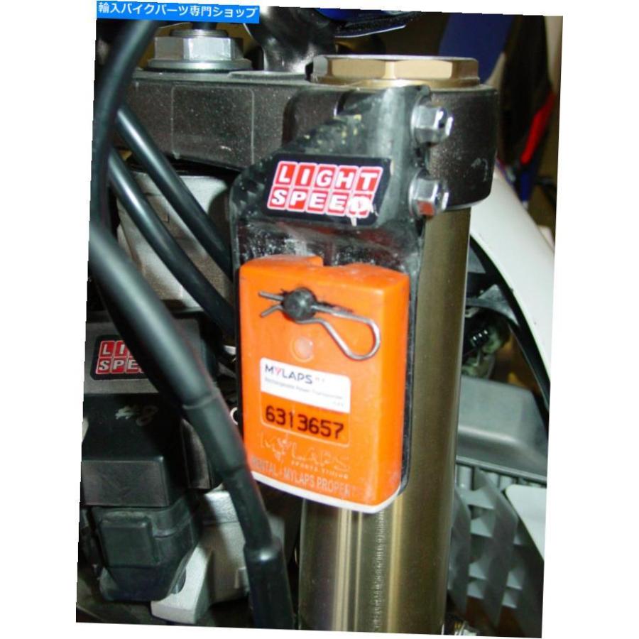 カーボン LightSpeedカーボンファイバートランスポンダホルダー。デザインのボルト。 yz / crf kxf rmzに合う ...