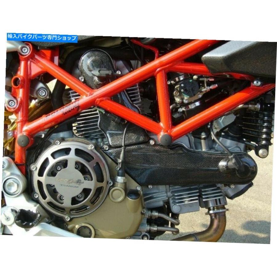 カーボン ドゥカティスポーツクラシックカーボンファイバーファイバーカムベルトカバー Ducati sport classic carbon ...