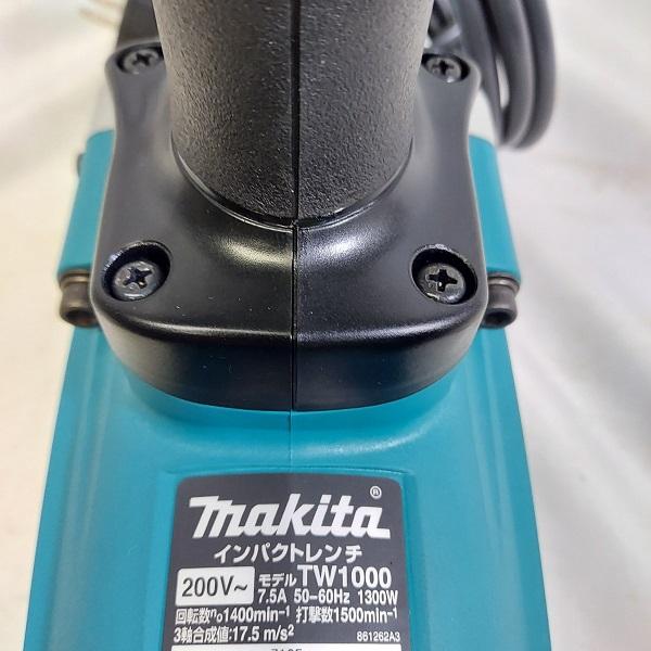 インパクトレンチ マキタ makita TW1000 200V 25.4sq(mm) ランクS 未使用 ※長期保管品 : リユースショップ リライズ Yahoo!店 - 通販 - Yahoo ...