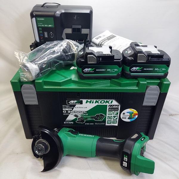 HiKOKI コードレスディスクグラインダ G3610DC(2XPZ) 100mm 36V フルセット ランクS 未使用 : リユースショップ リライズ Yahoo!店 - 通販 ...