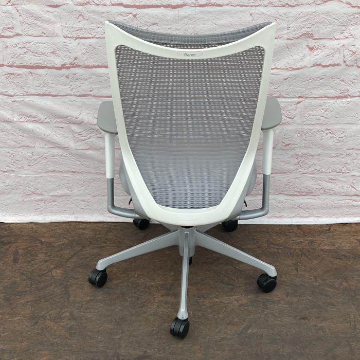 中古 OKAMURA オカムラ オフィスチェア 肘あり バロン、ハイバック可動肘 CP85DW-FDF3 ワークチェア デスクチェア ...