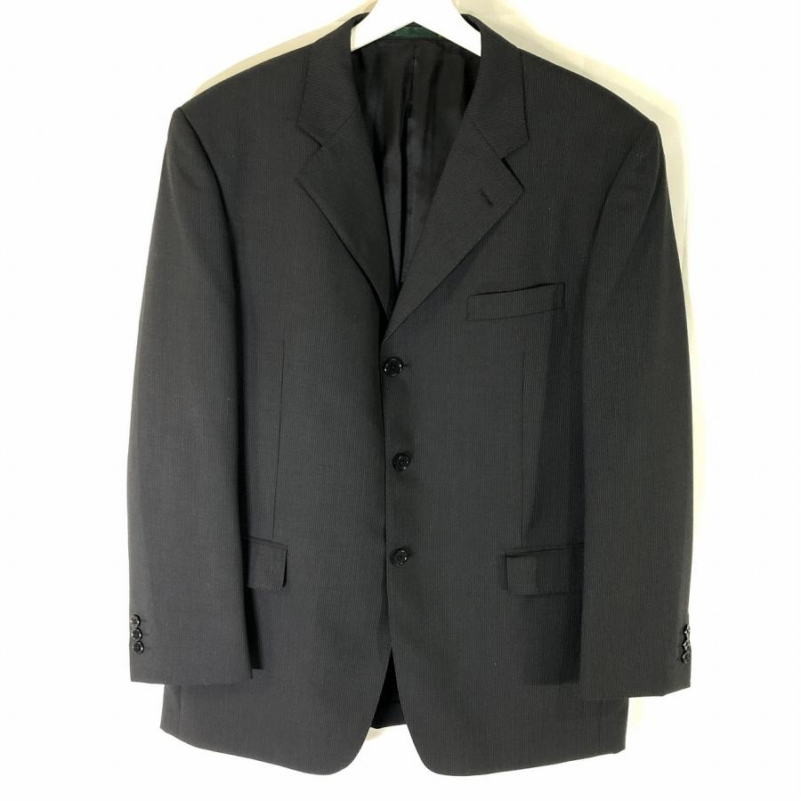 FAIR LIGHT DOMAIN 美品 ストライプ柄 3つボタン スーツ 100AB7 ダークグレー 16 :230203112:リサイクルストア・リセール - 通販 - Yahoo!ショッピング