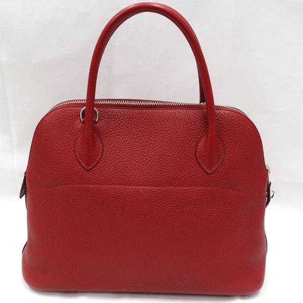 ボリード 【美品】HERMES／エルメス ボリード31 トリヨンクレマンス ルージュガランス Q刻印 ショルダーバッグ 500090277 : リシャイン Yahoo!ショップ - 通販 ...