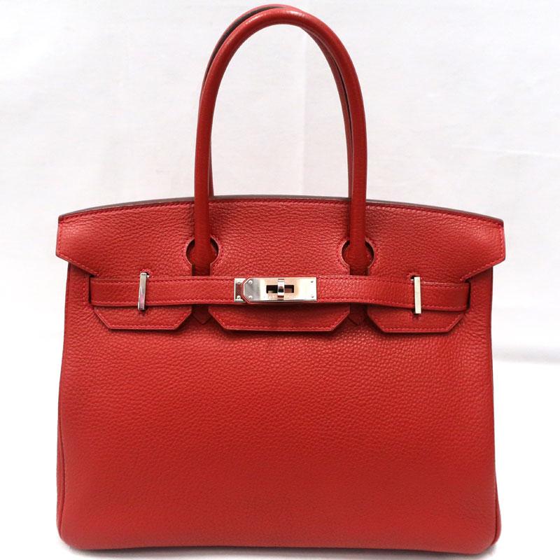 Birkin 【美品】HERMES／エルメス バーキン30 トゴ ルージュピマン Q刻印 ハンドバッグ 600060126 : リシャイン Yahoo!ショップ - 通販 - Yahoo!ショッピング