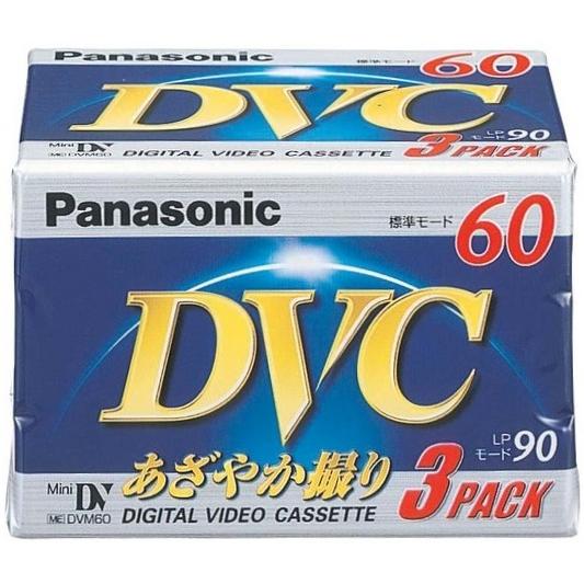 Panasonic ミニ DVカセット AY-DVM60V3 60分 3巻パック : ReShop GAKU - 通販 - Yahoo!ショッピング