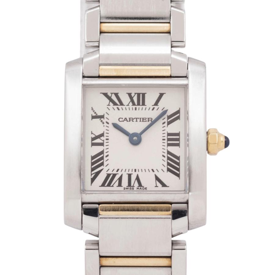 TANK（Cartier） カルティエ Cartier タンク フランセーズ W51007Q4 Tank クォーツ 腕時計 レディース ...