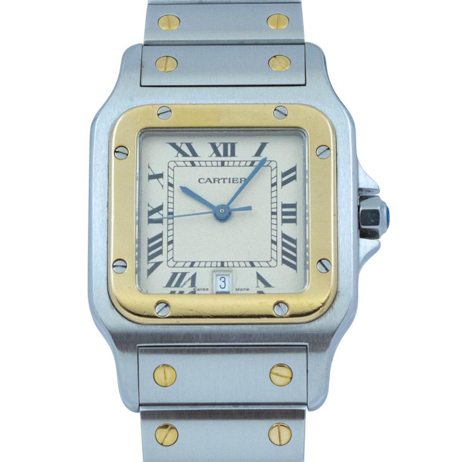 SANTOS DE CARTIER カルティエ Cartier サントス ガルベ W20011C4 Santos de クオーツ 腕時計 ...