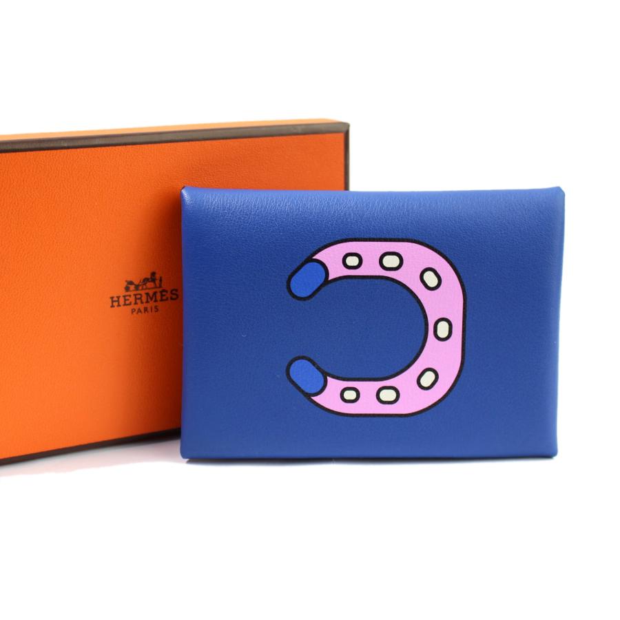 HERMES 新品 未使用品 エルメス カルヴィ デュオ カードケース スイフト ブルーフランス U刻印【中古】4819 : スターマイン - 通販 - Yahoo!ショッピング
