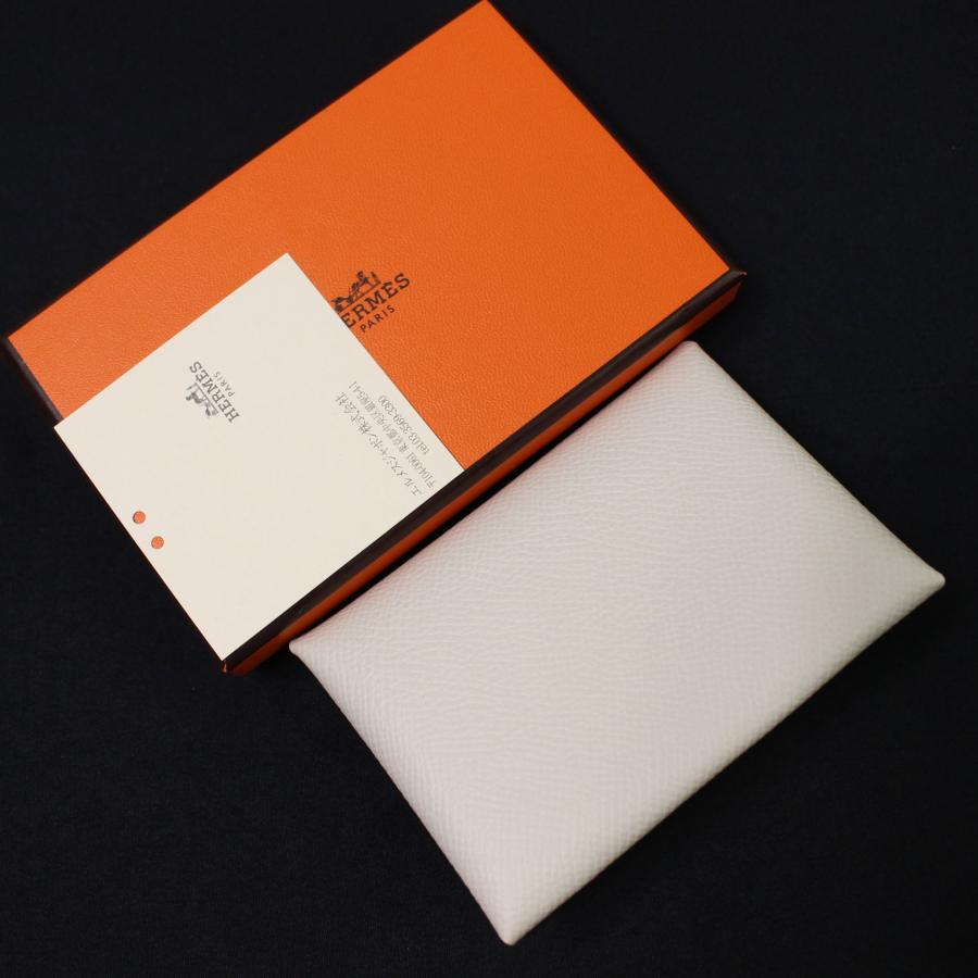 HERMES 新品 未使用品 エルメス カルヴィデュオ カードケース ヴォーエプソン クレ U刻印【中古】5298 : スターマイン - 通販 - Yahoo!ショッピング