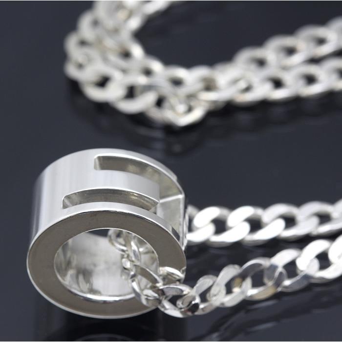 GUCCI 美品 グッチ GGネックレス 喜平タイプ ネックレス 925 45cm 正規品 磨き済み【中古】5884 : スターマイン - 通販 - Yahoo!ショッピング