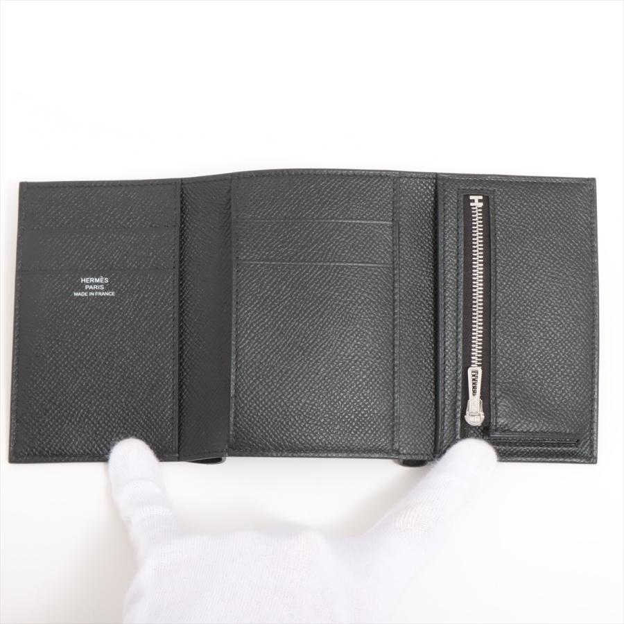 新品 HERMES エルメス ベアン コンビネ 三つ折り エプソン ブラック金具 B刻印 【中古】5976 : 5976 : スターマイン - 通販 - Yahoo!ショッピング