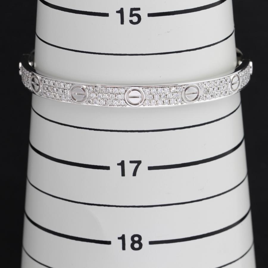 Cartier カルティエ ラブブレス 750 WG パヴェダイヤ アフター Cartier カルティエ ラブブレス 750 WG パヴェダイヤ アフター