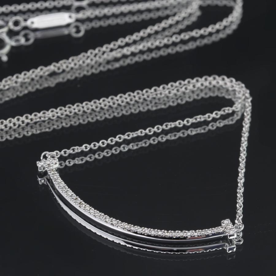 美品 ティファニー TIFFANY＆CO．Tスマイル スモール ネックレス 750WG アフターダイヤ ネックレス【中古】9354 : 9354 : スターマイン - 通販 - Yahoo ...