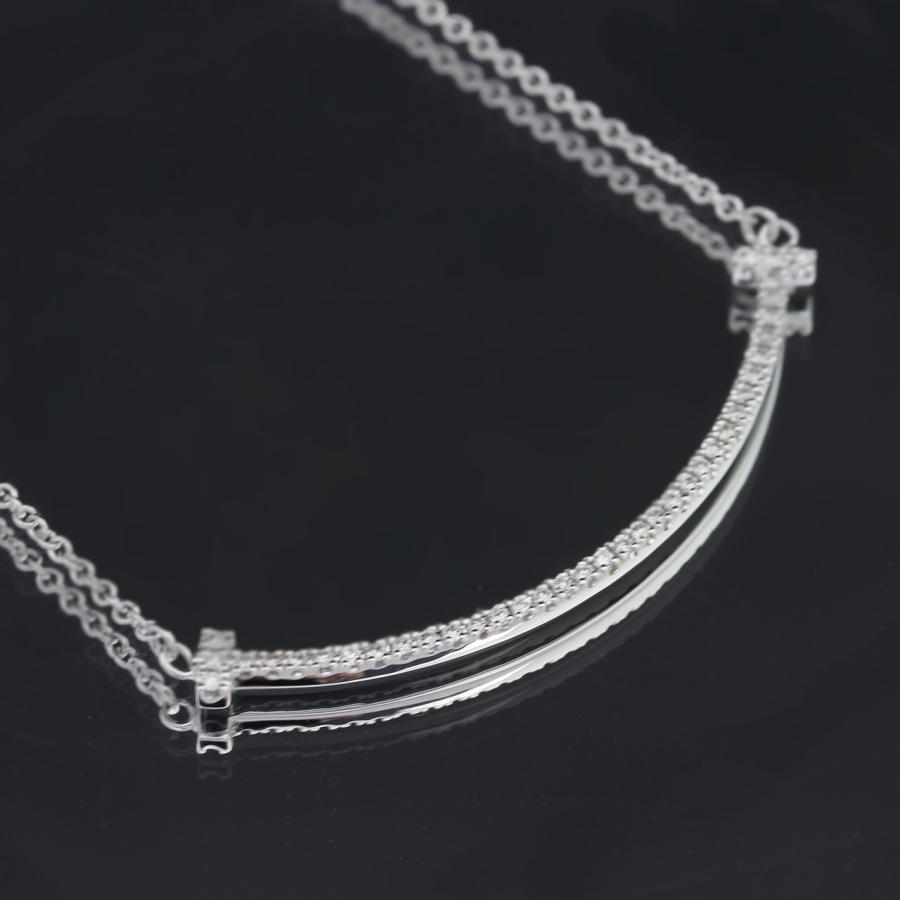 美品 ティファニー TIFFANY＆CO．Tスマイル スモール ネックレス 750WG アフターダイヤ ネックレス【中古】9354 : 9354 : スターマイン - 通販 - Yahoo ...