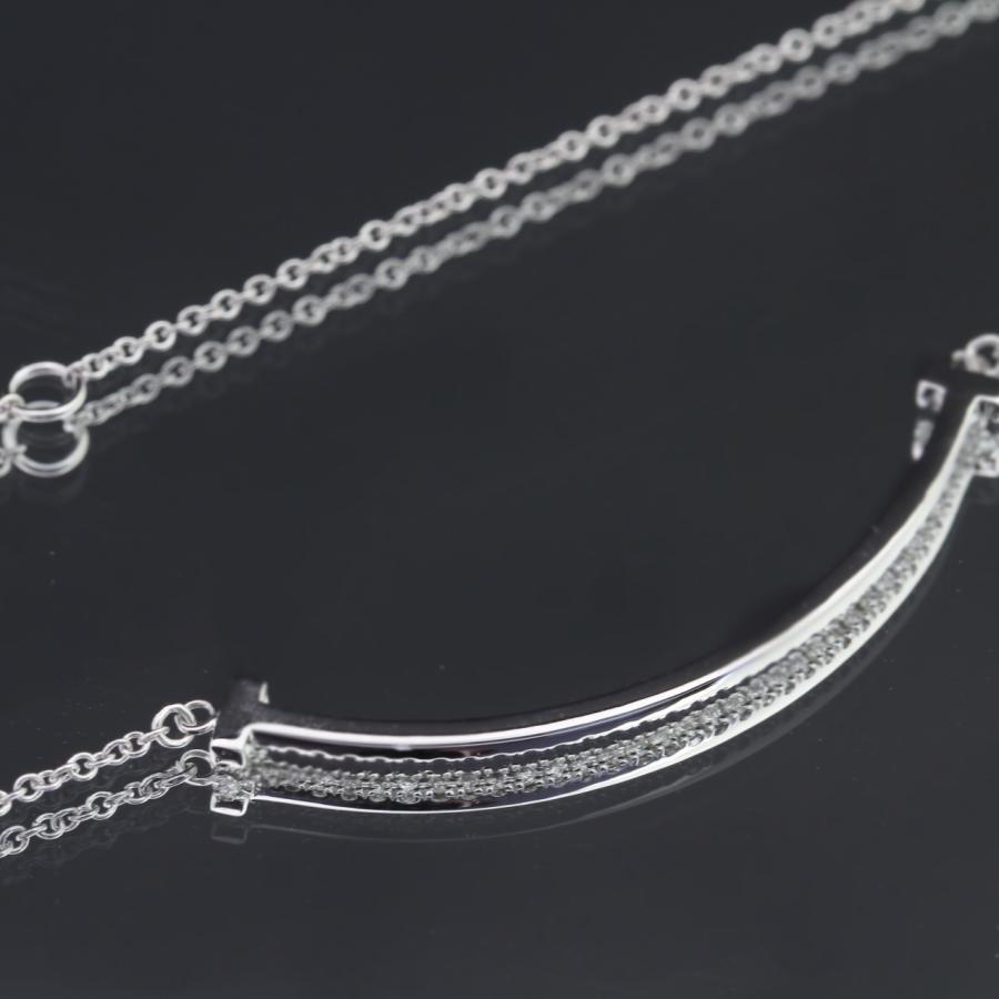 美品 ティファニー TIFFANY＆CO．Tスマイル スモール ネックレス 750WG アフターダイヤ ネックレス【中古】9354 : 9354 : スターマイン - 通販 - Yahoo ...