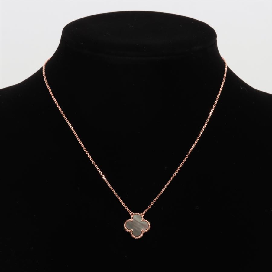 Van Cleef ＆ Arpels 美品 ヴァンクリーフ&アーペル ヴィンテージ アルハンブラ 750 グレーシェル PG ネックレス 正規品【中古】9850 : スターマイン - 通販 ...
